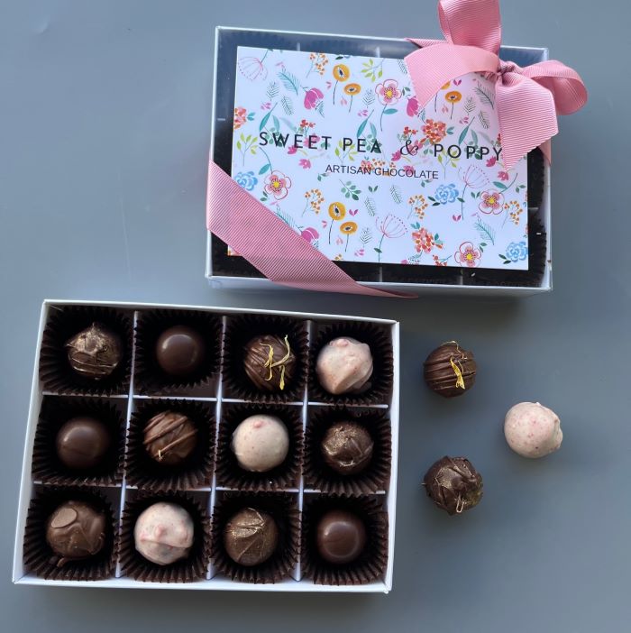Gift Boxed Chocolate Truffle Collection – Sweet Pea & Poppy